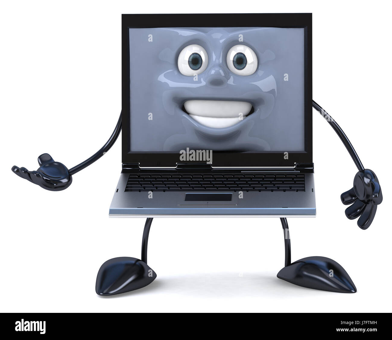 tower office laptop notebook computers computer desk object isolated ...