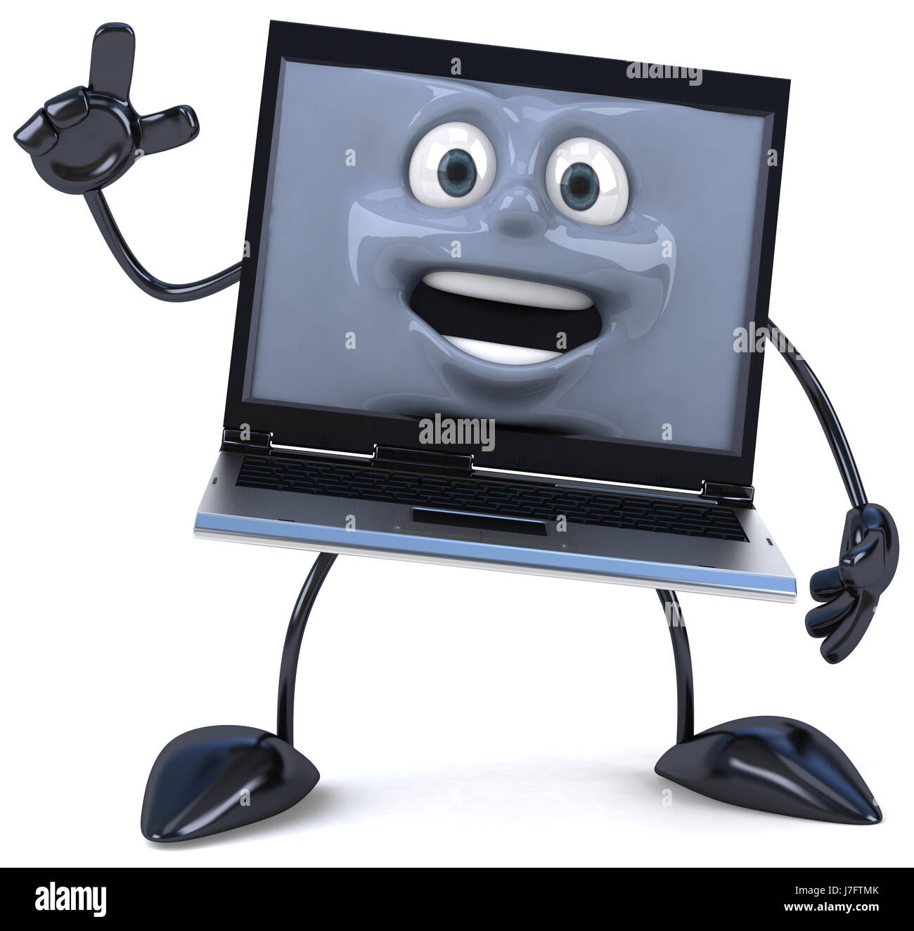 tower office laptop notebook computers computer desk object isolated ...