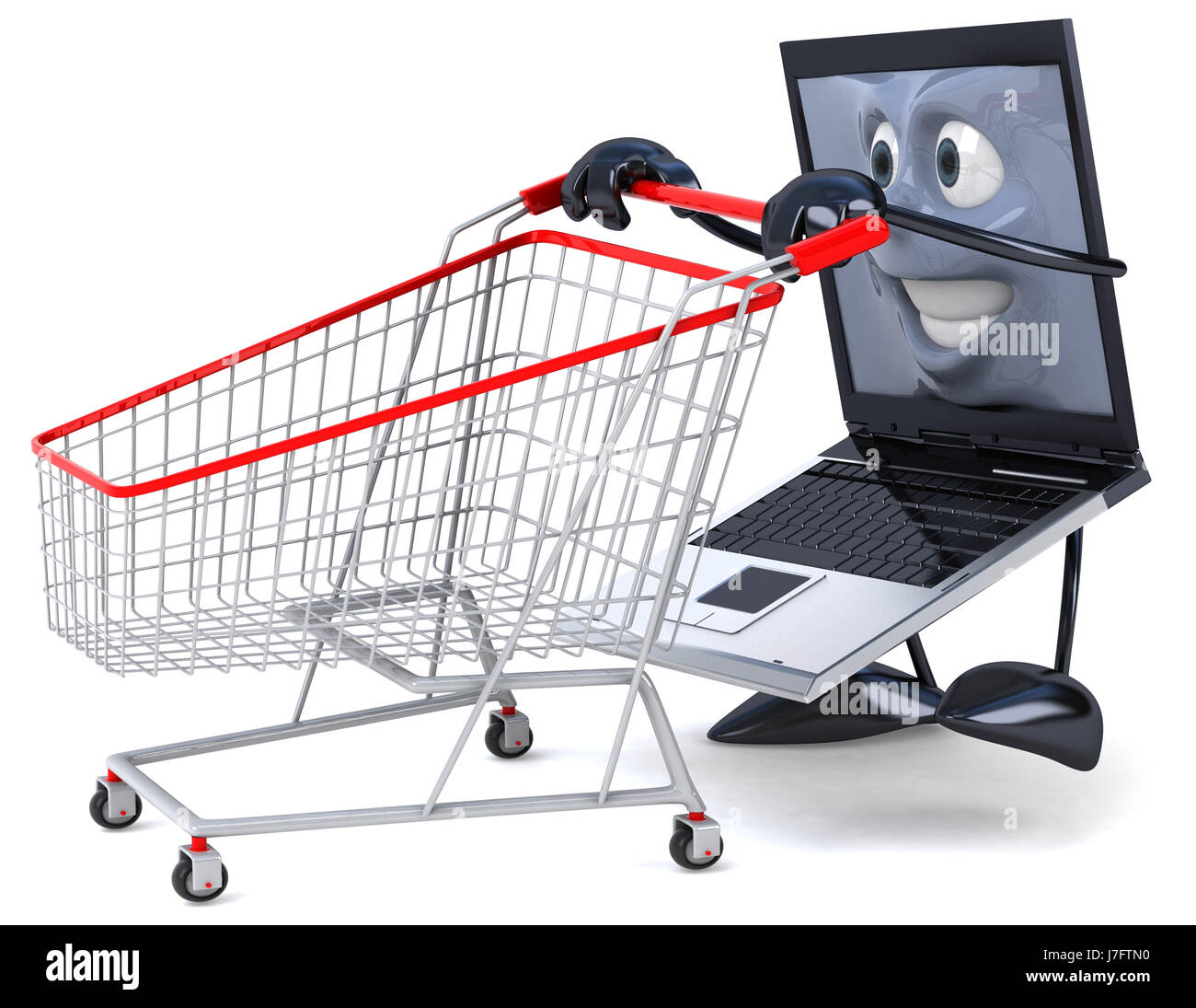 tower office laptop notebook computers computer desk object isolated ...