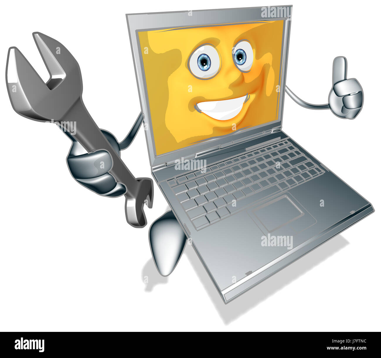 tower office laptop notebook computers computer desk object isolated ...