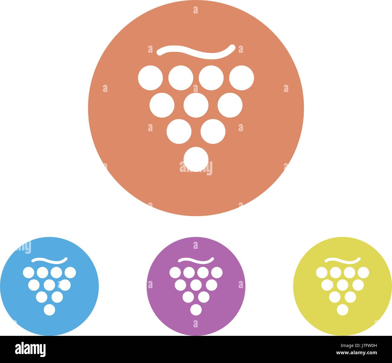 Grape icon set Stock Vector Image & Art - Alamy