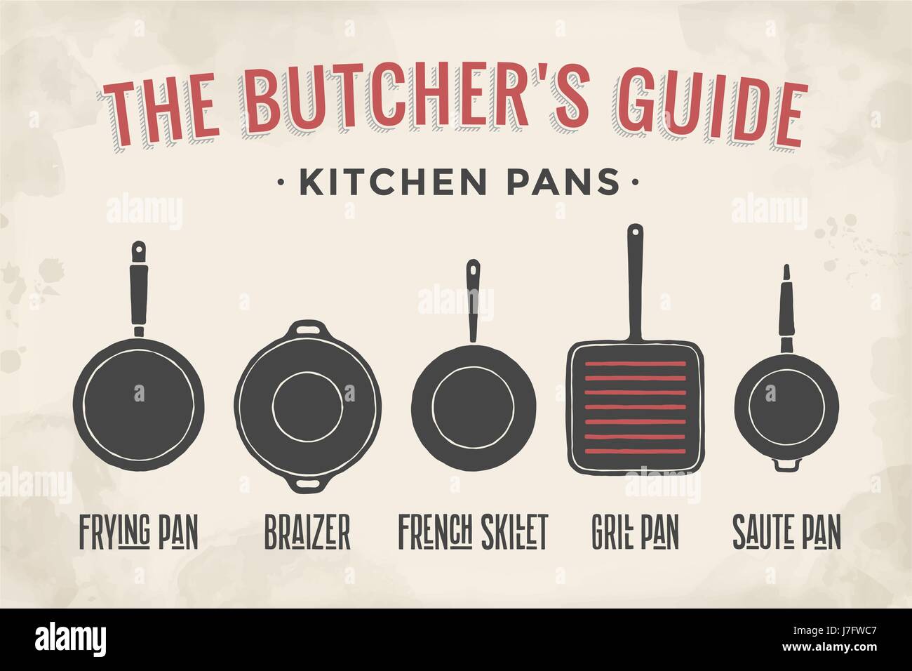 Kitchen utensils pots on Stock Vector Images - Alamy