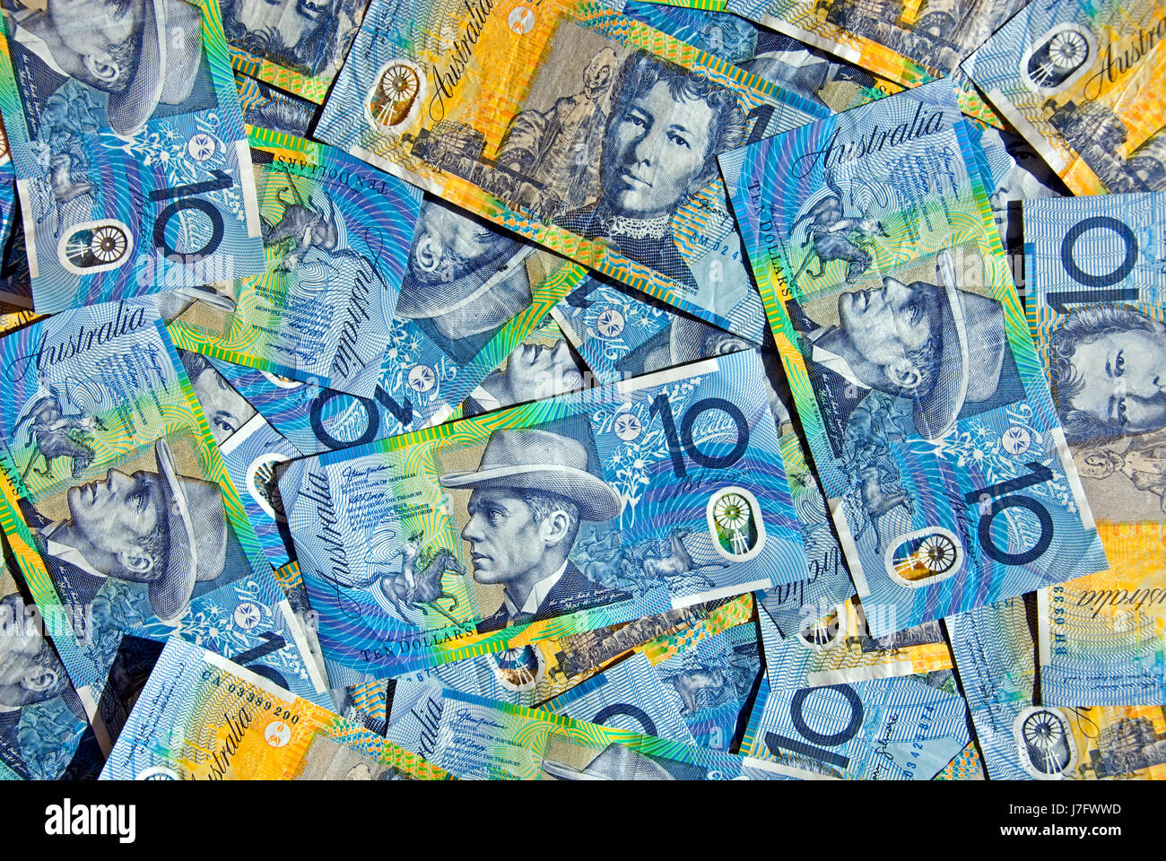 Australian 10 dollar note hi-res stock photography and images - Alamy