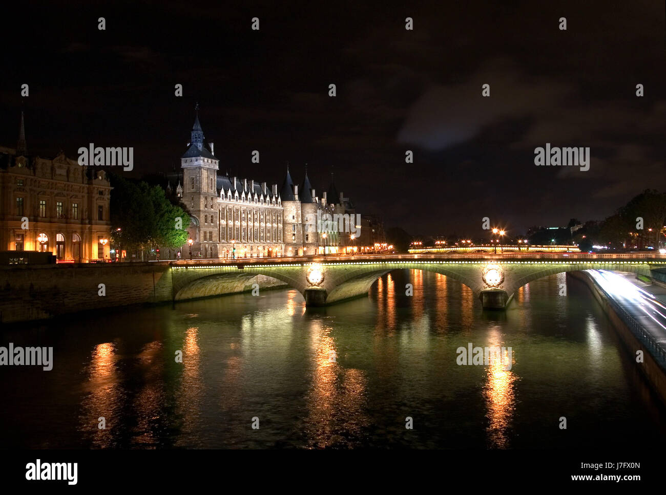 buildings bridge night nighttime night photography tourism blank ...