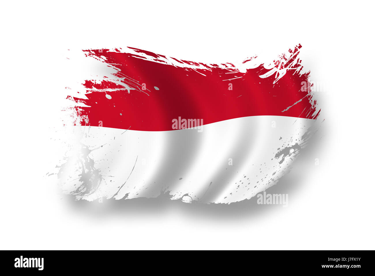 flag monaco national flag blow monaco national pictogram symbol ...