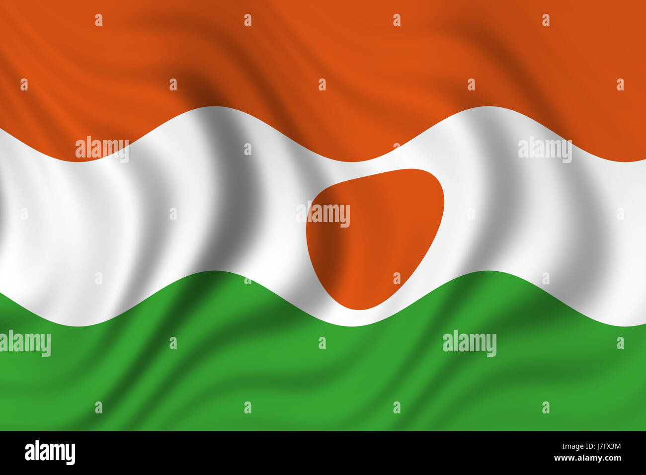flag niger national flag blow niger national pictogram symbol ...