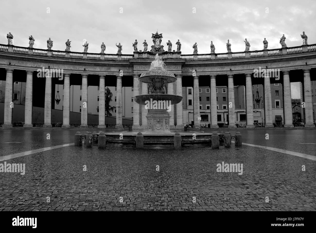 monument famous stone statue baroque columns europe Rome roma fountain ...