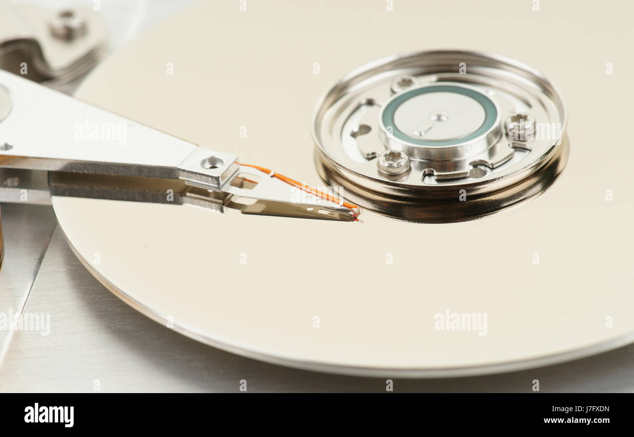 PC computers computer inside disc open surface hard data informations ...