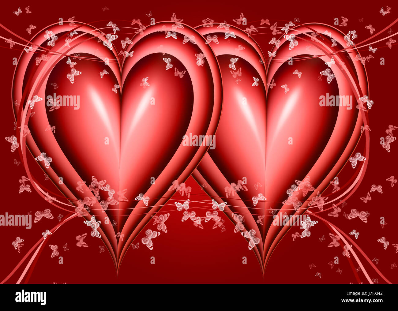 symbolic emotions flow graphic affection illustration float shape ...