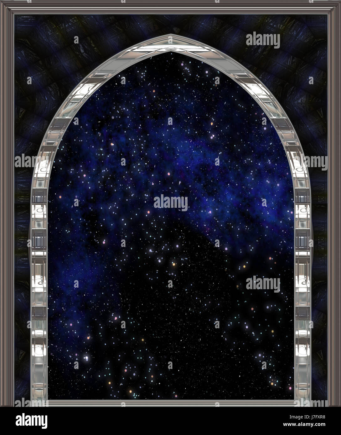 space science window porthole dormer window pane night nighttime ...