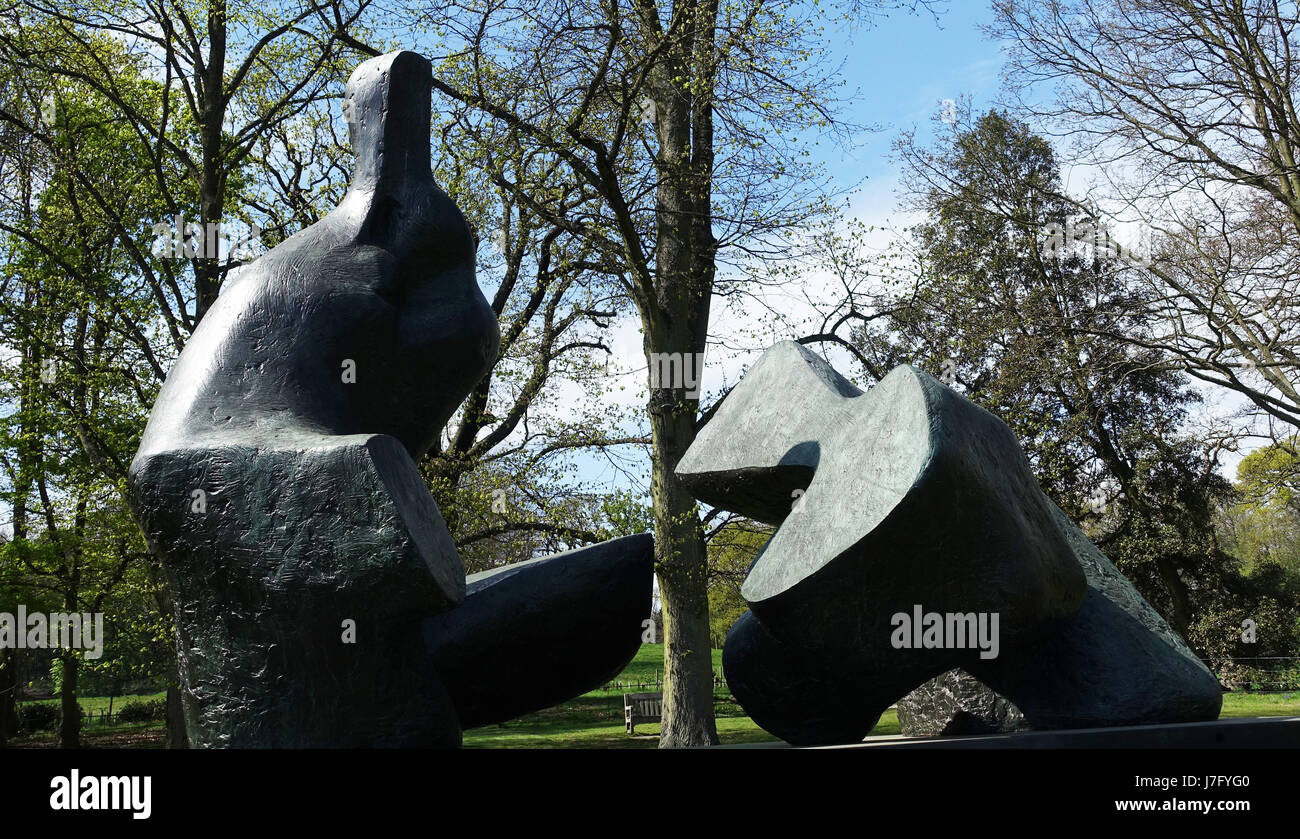 Henry Moore sculpture Kenwood House, Hampstead Heath, London, England ...