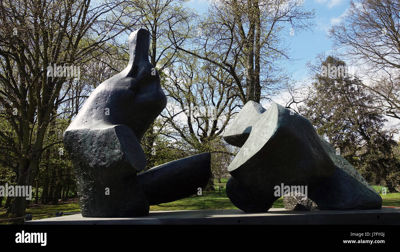 Henry Moore sculpture Kenwood House, Hampstead Heath, London, England ...