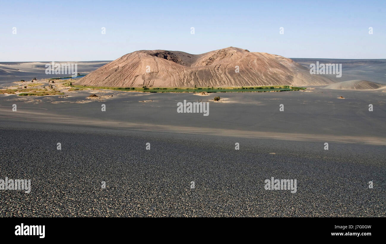desert wasteland libya sight view outlook perspective vista panorama ...