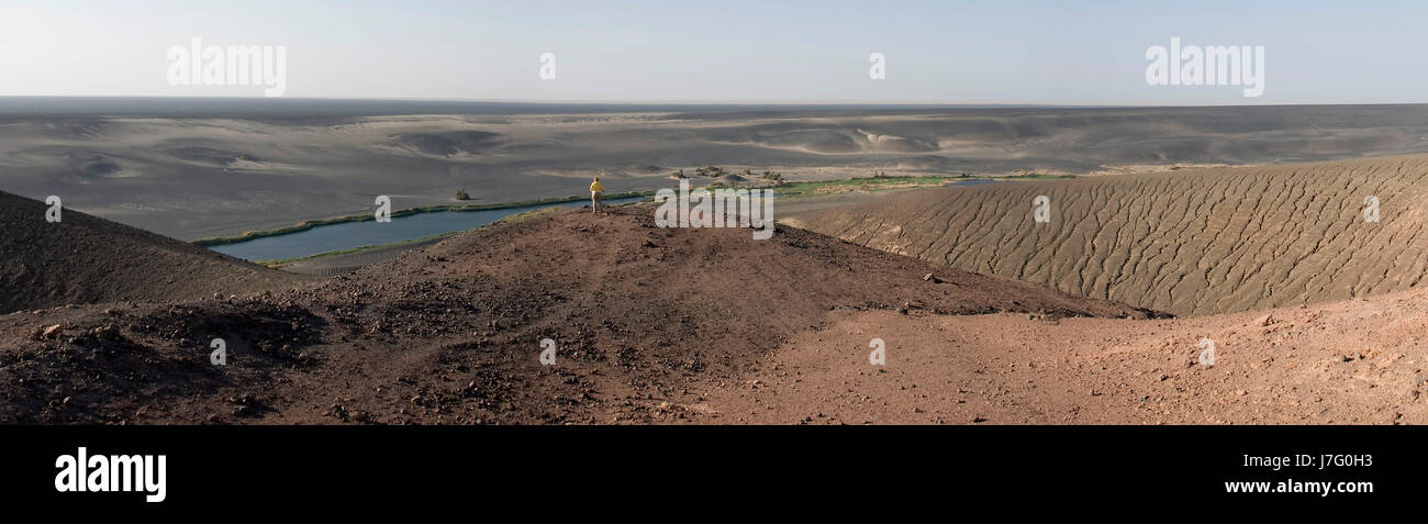 the extinct volcano,wau an namus in libya Stock Photo - Alamy