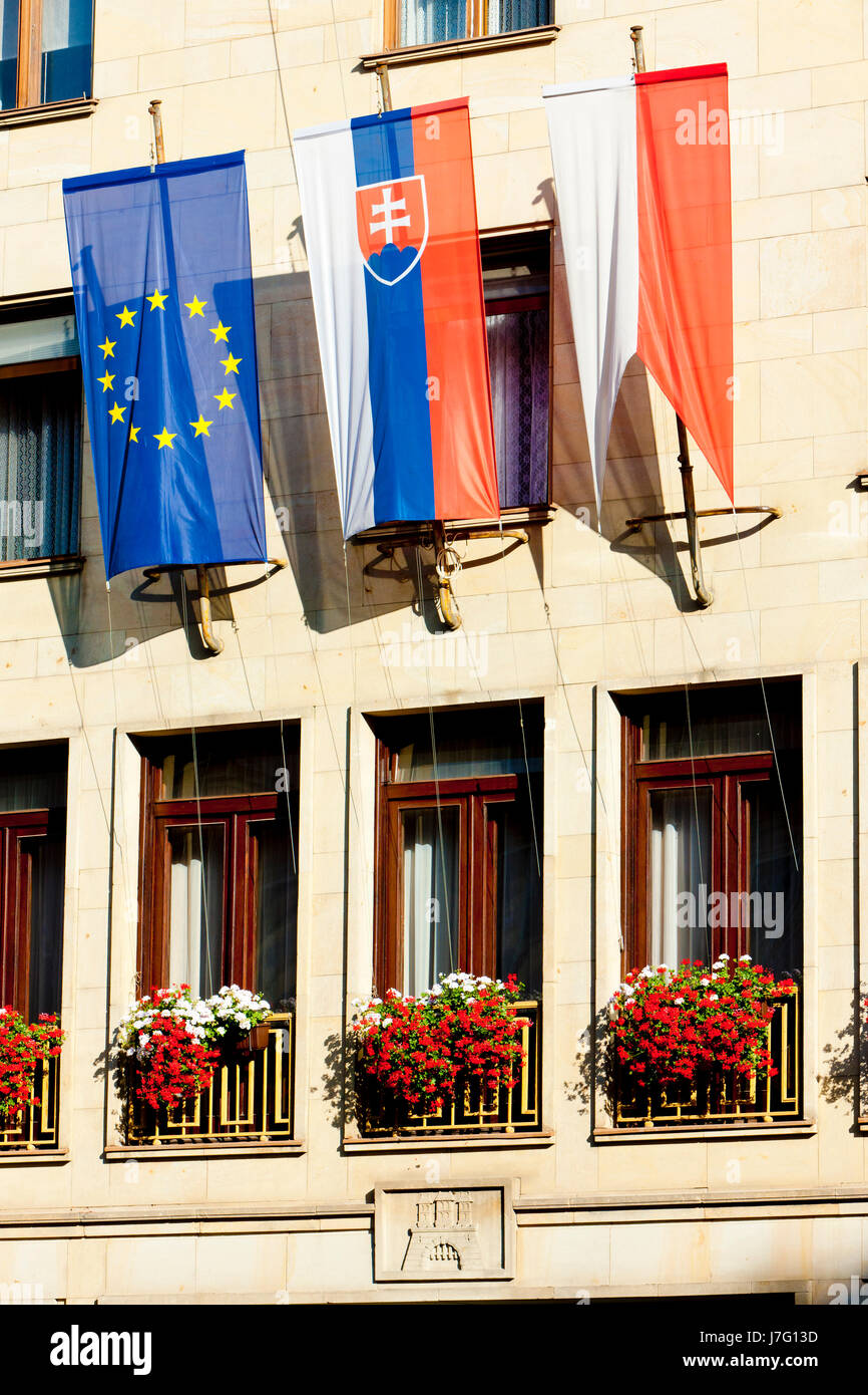 slovakia house building object travel slovakia europe outside flag ...