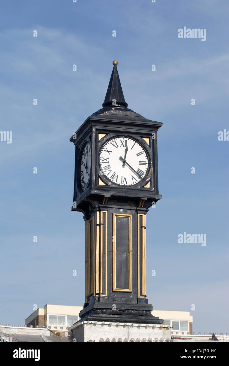 buildings clock england style of construction architecture ...