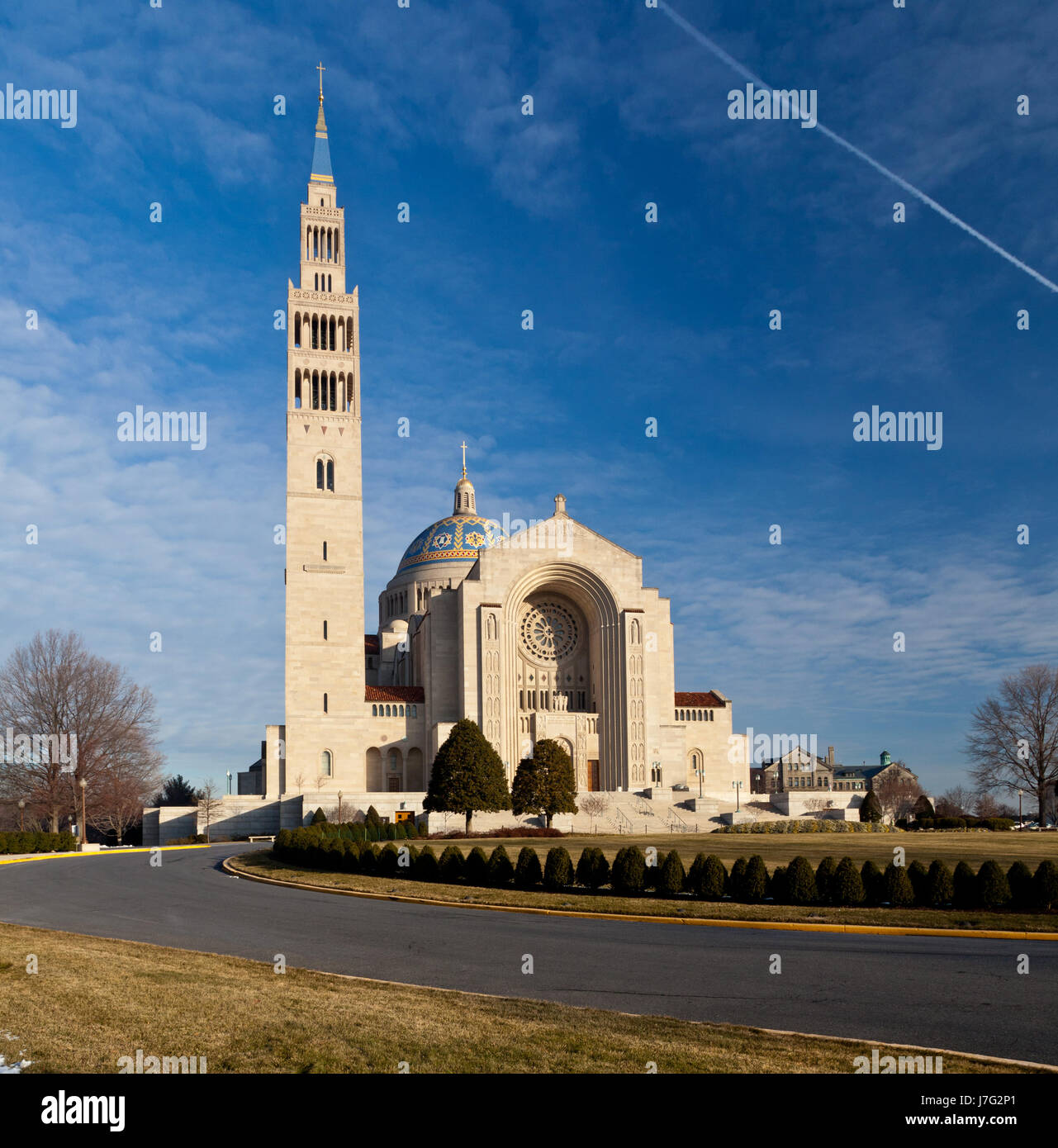 church cathedral catholic basilica blue tower religion church stone ...