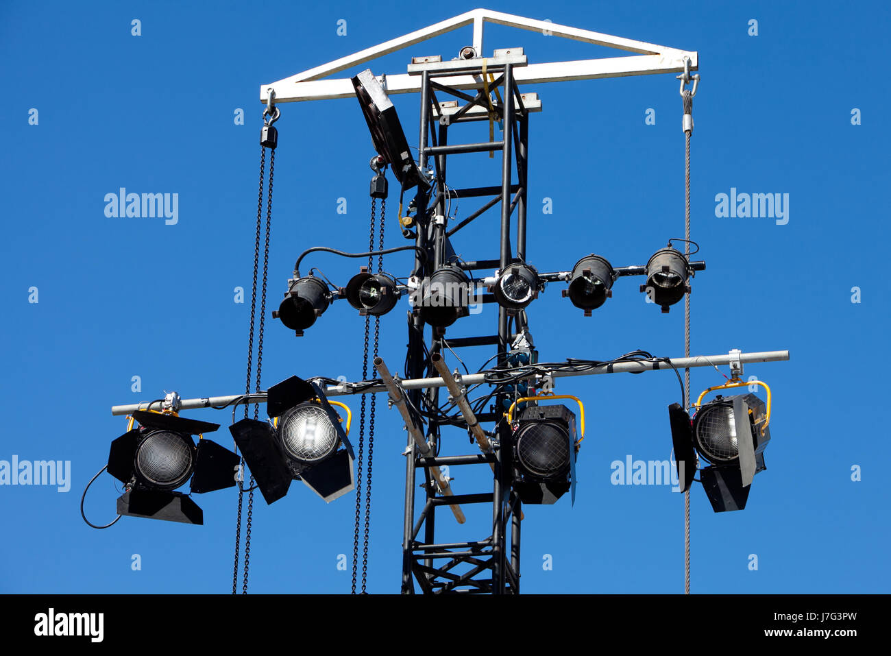 blue tower big large enormous extreme powerful imposing immense ...