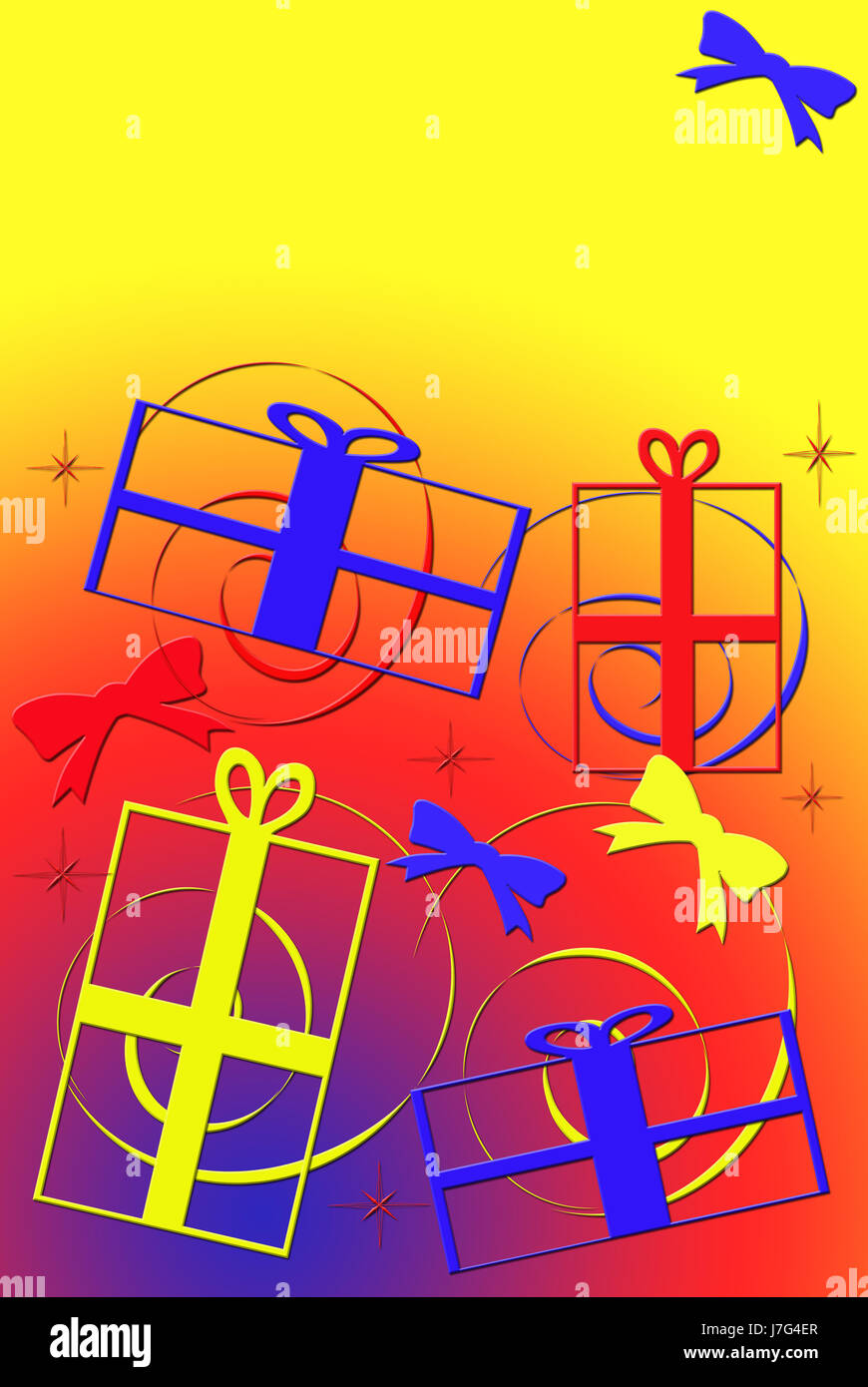 gift loop grind presents donate ribbons graphic coloured colourful ...