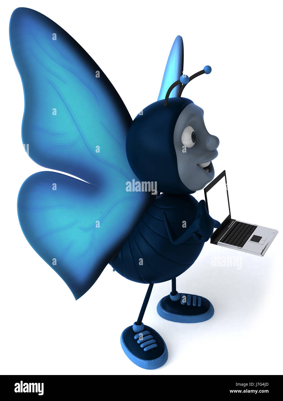 blue insect butterfly spring bouncing bounces hop skipping frisks ...