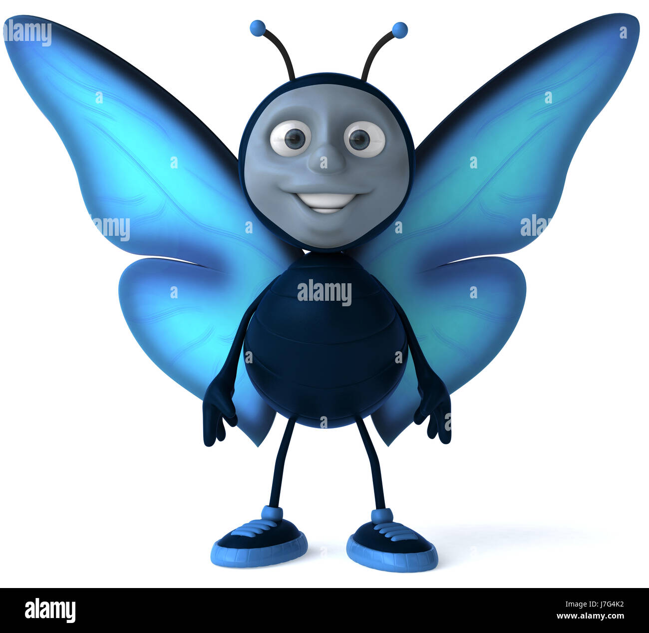 blue insect butterfly spring bouncing bounces hop skipping frisks ...