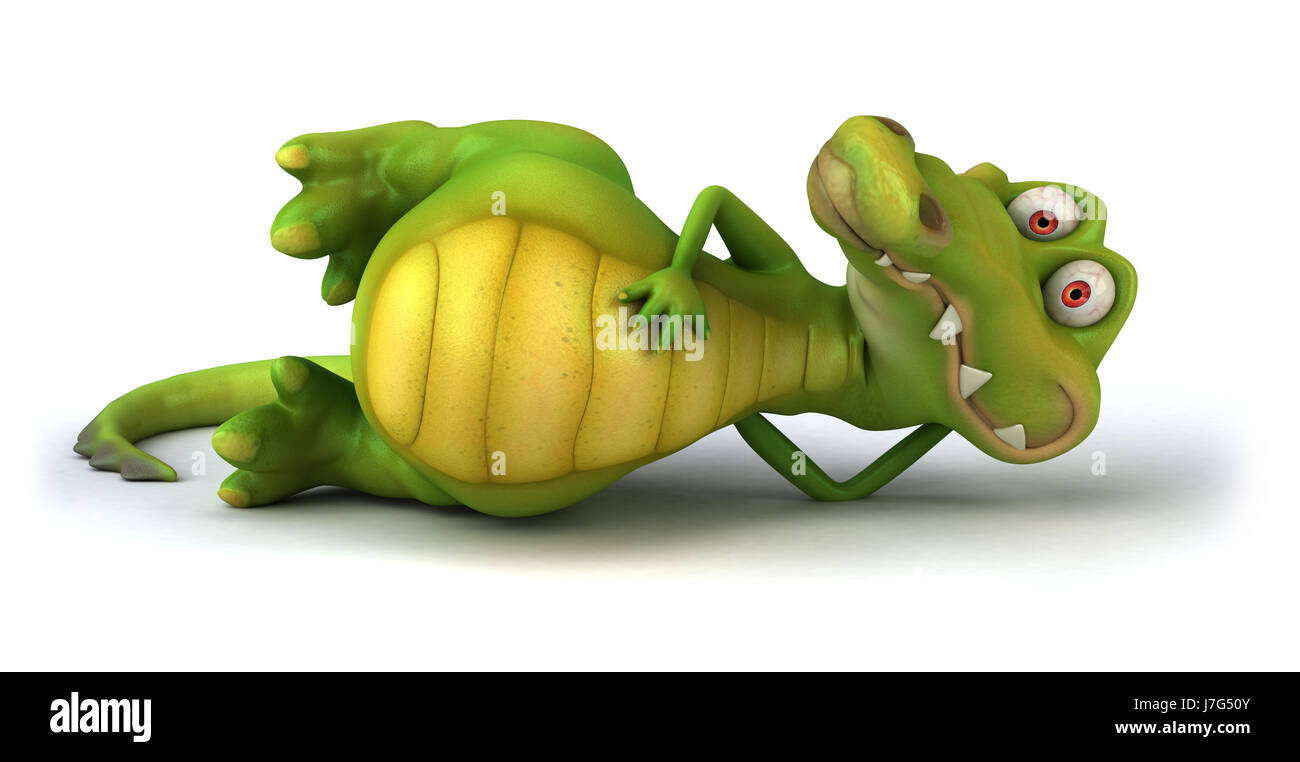 animal amphibian crocodile illustration alligator cartoon laugh laughs ...