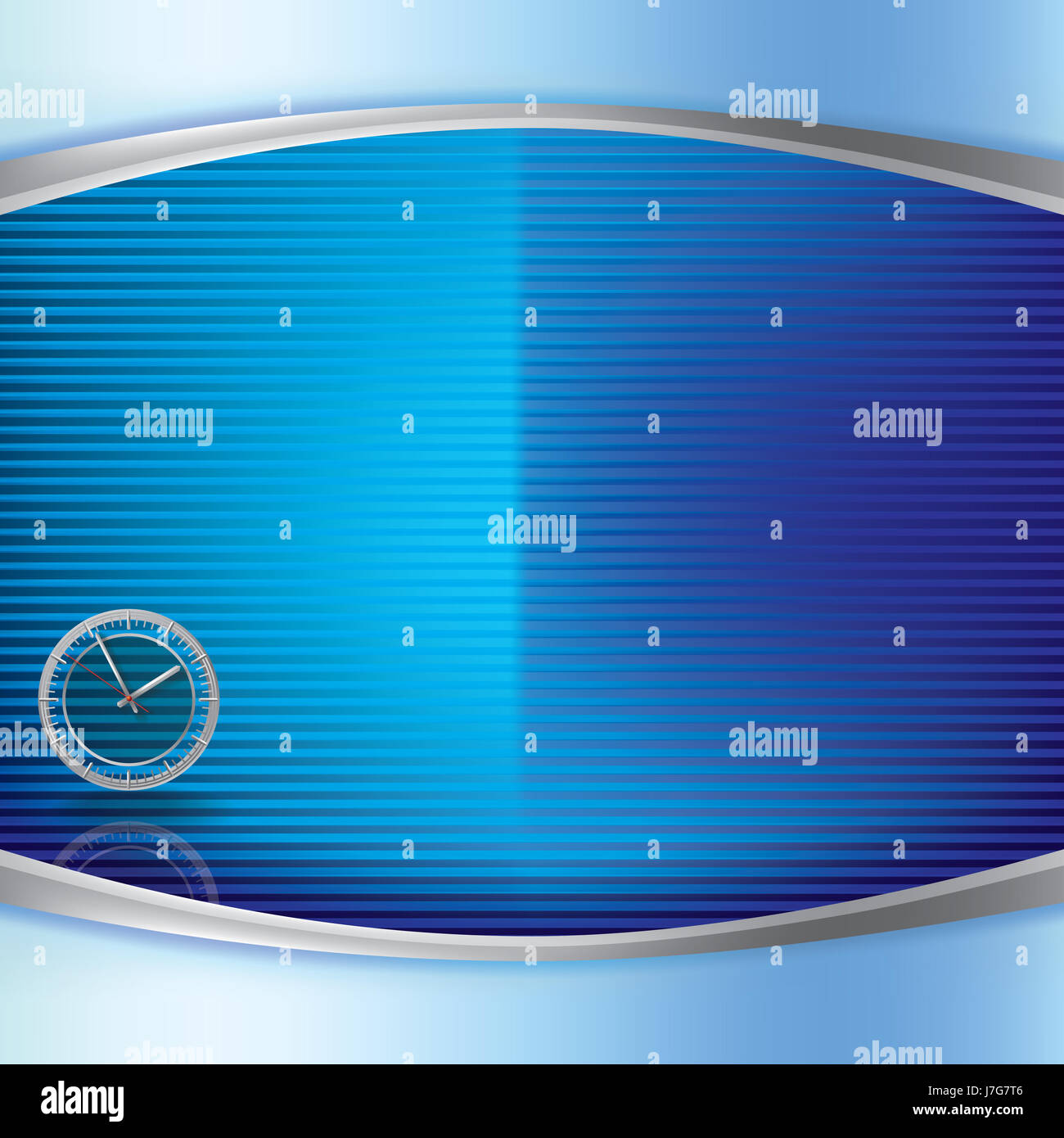 reflection clock illustration square abstract nobody star backdrop ...