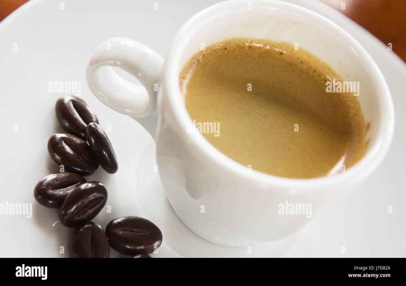 cup drink drinking bibs hot beans beverage espresso coffee served white ...
