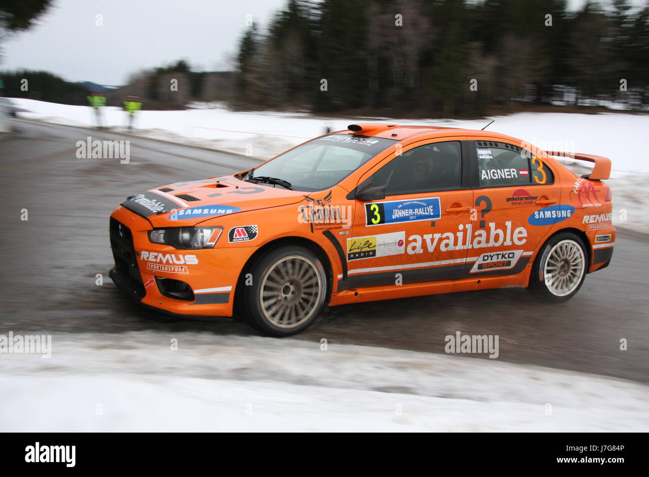 Mitsubishi evo x rally car hi-res stock photography and images - Alamy