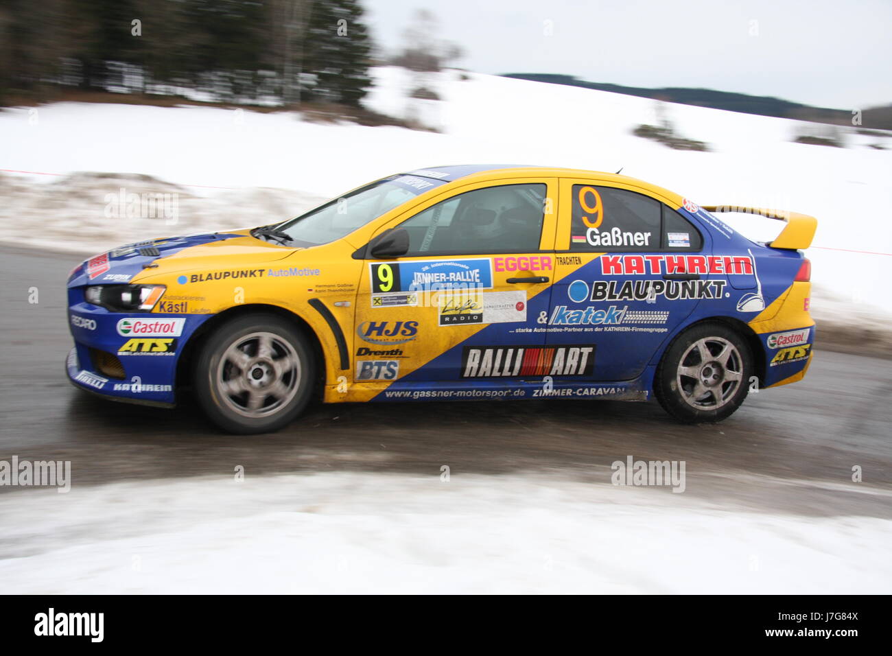 Mitsubishi evo x rally car hi-res stock photography and images - Alamy