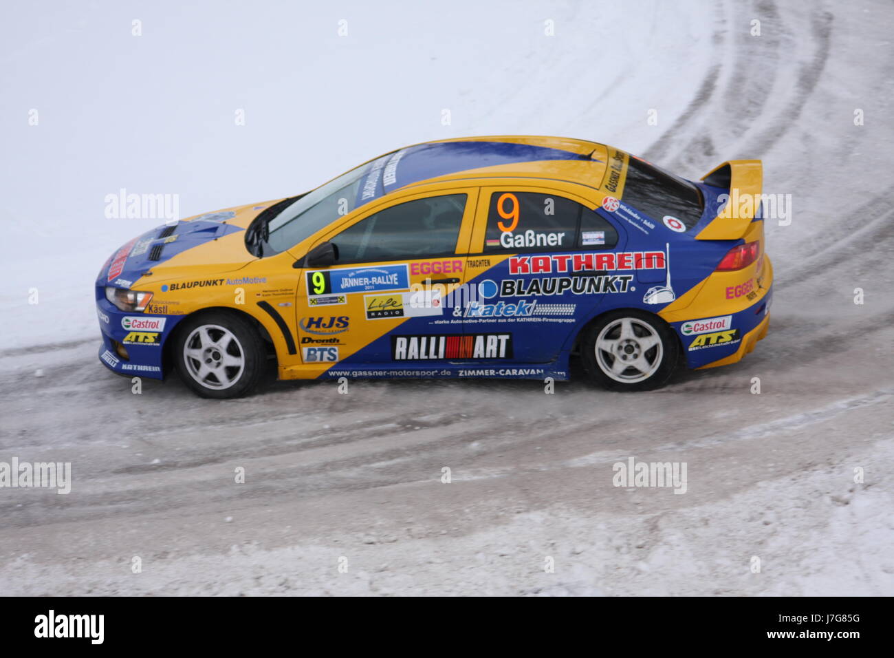 Mitsubishi evo x rally car hi-res stock photography and images - Alamy