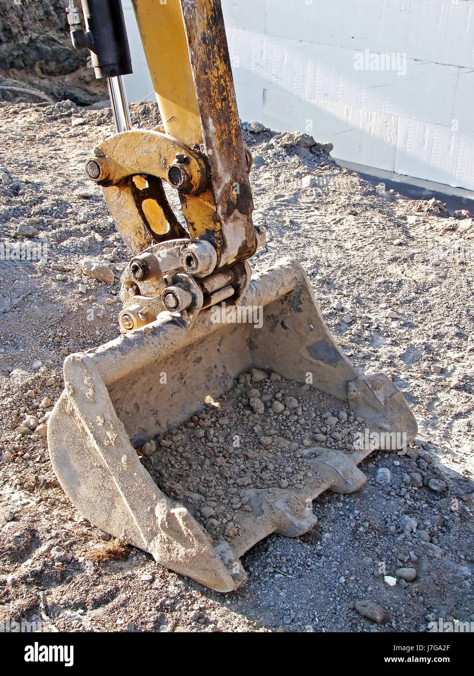 Backhoe bucket construction dig digger equipment excavate excava hi-res ...