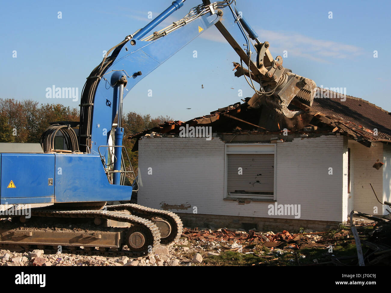 house building ruin poison demolition scrapping botch-up home danger ...