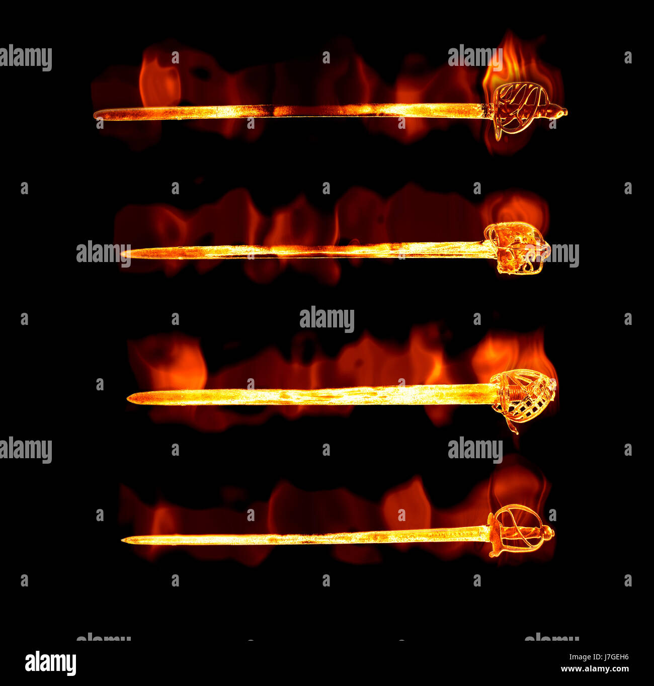 Fire Fantasy Weapons