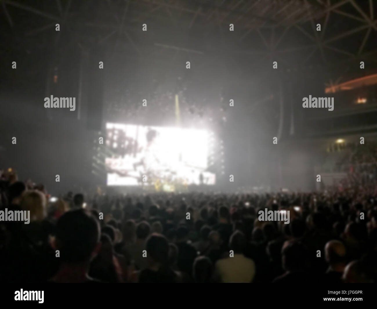 blurred concert background light show Stock Photo - Alamy