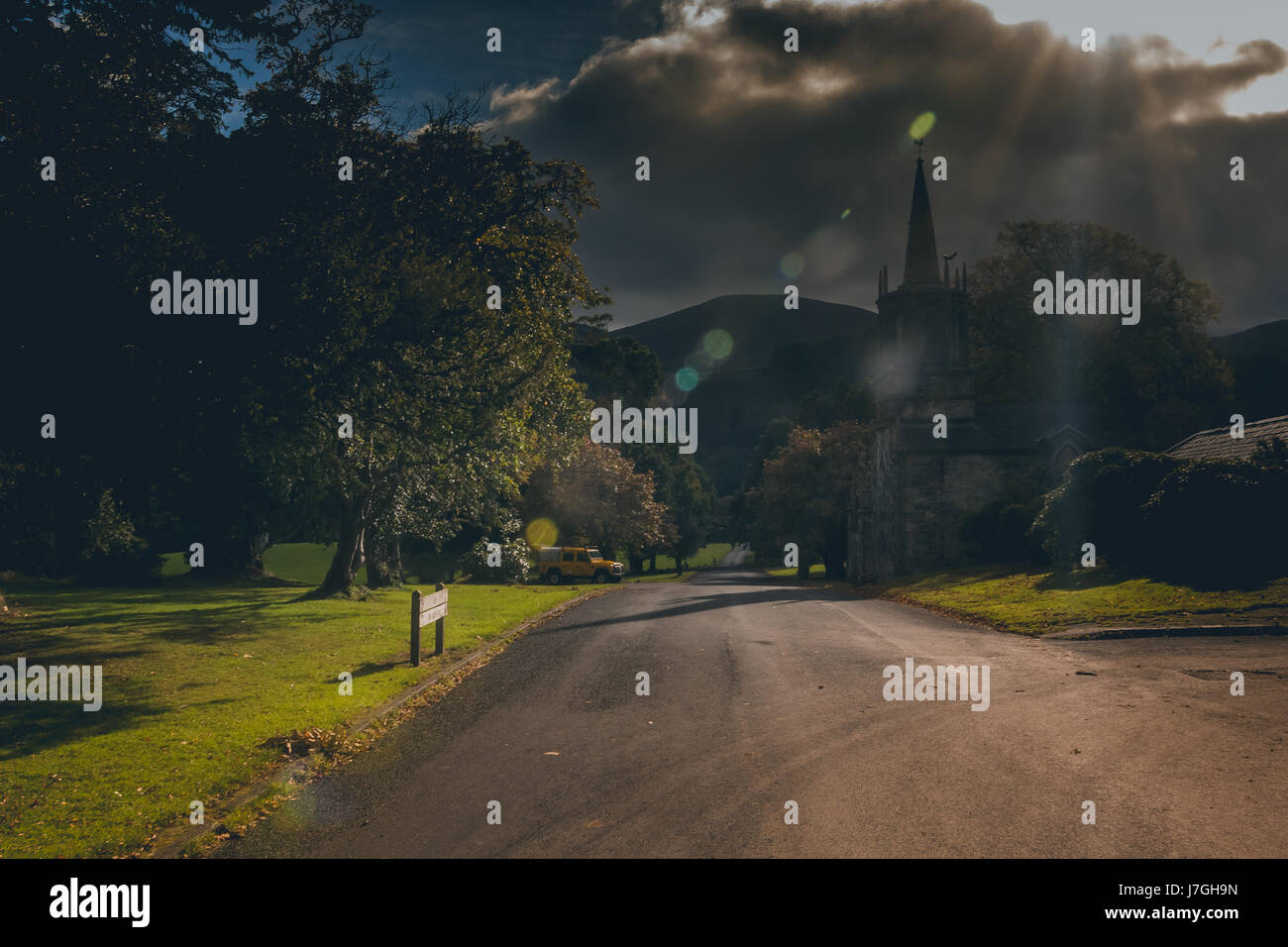 Tollymore forest gate hi-res stock photography and images - Alamy