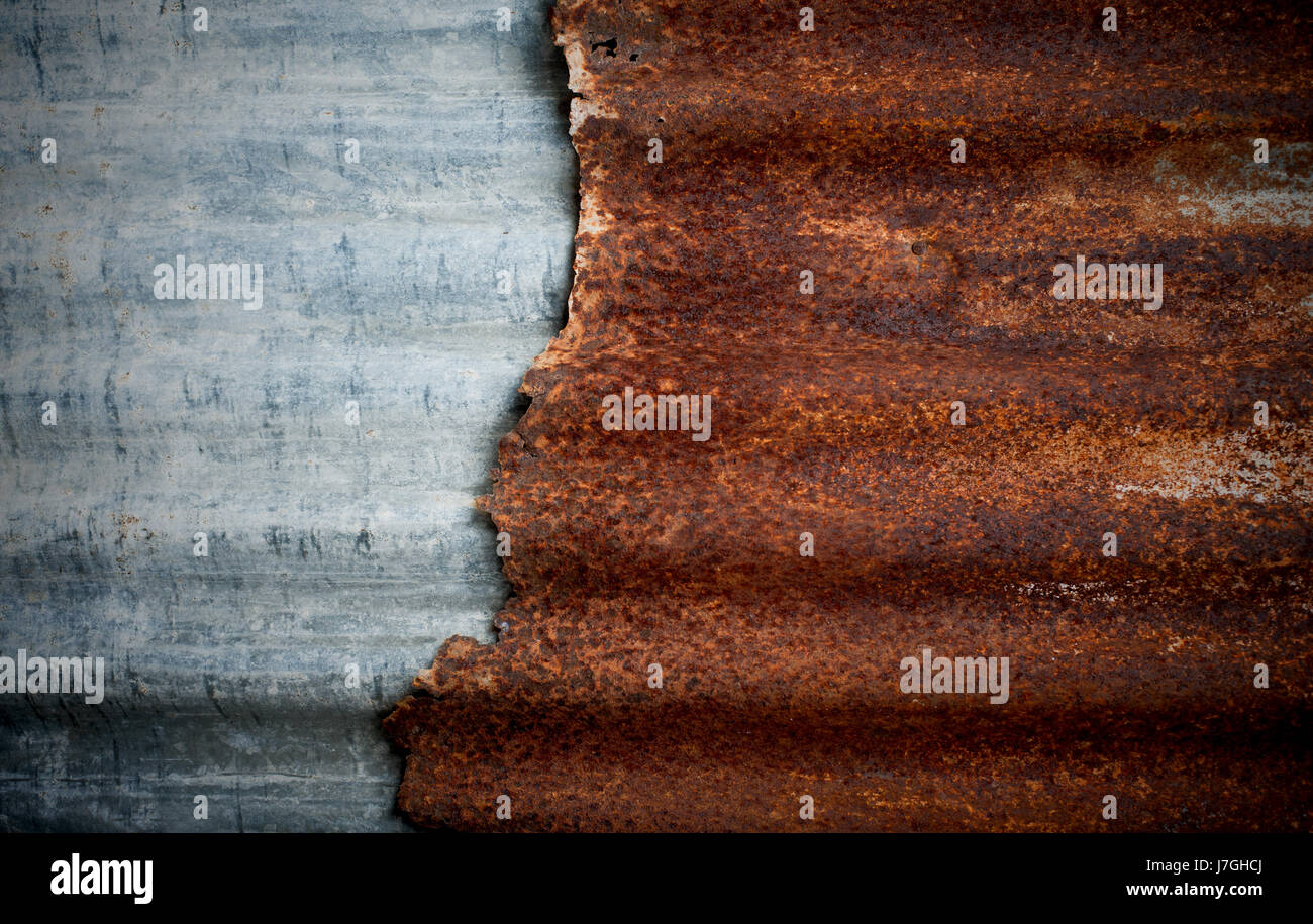 Rusty corrugated metal wall ,rusty Zinc grunge style background Stock ...