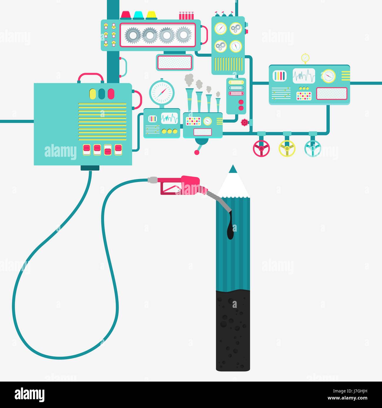 Pencil shape hi-res stock photography and images - Alamy