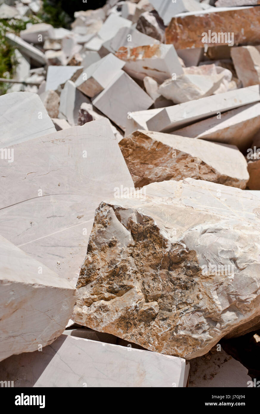 marble mound rubble, background Stock Photo - Alamy