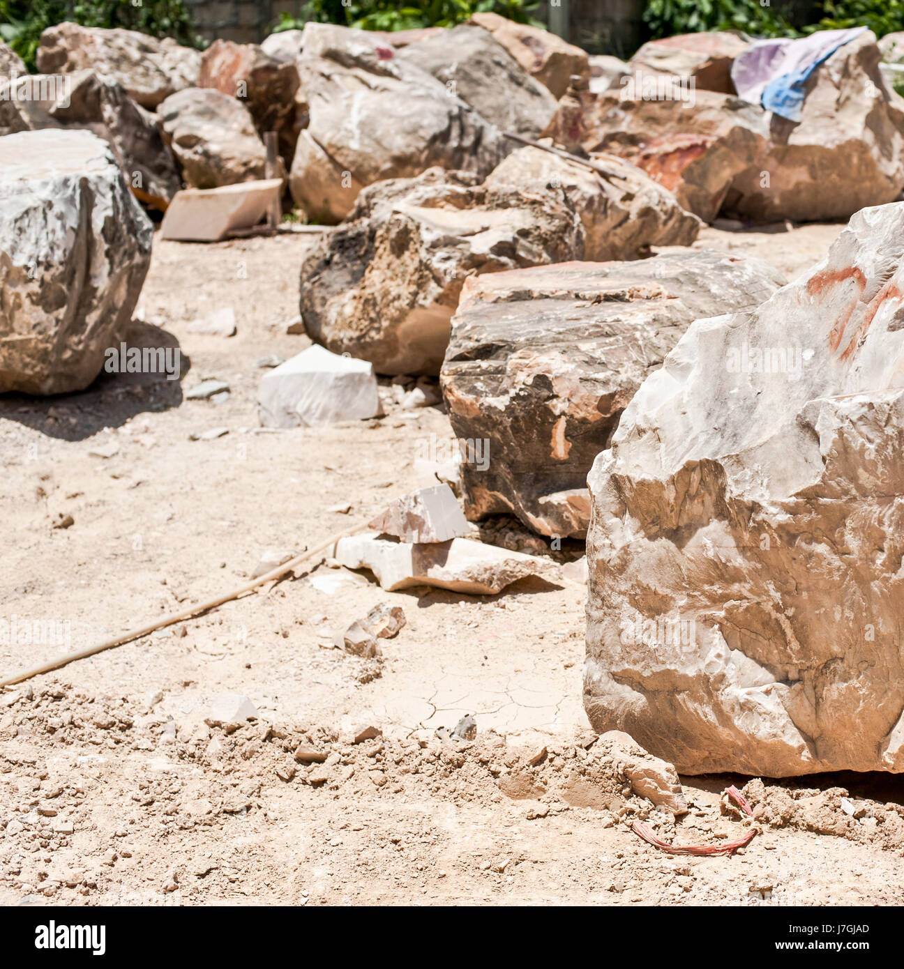 marble mound rubble, background Stock Photo - Alamy