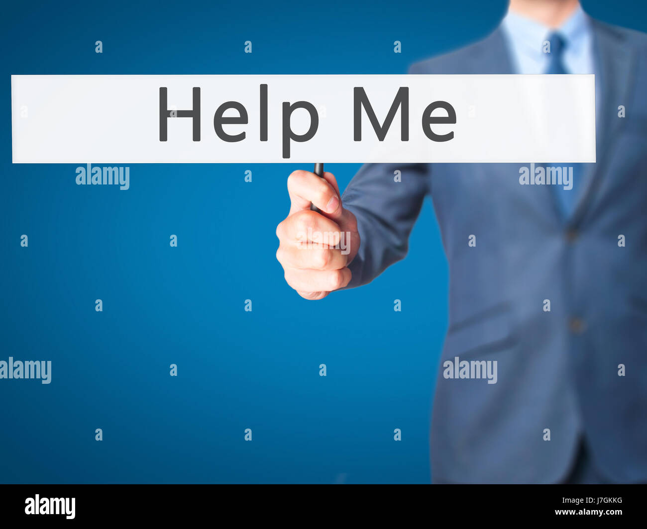 Help Me - Businessman hand holding sign. Business, technology, internet ...
