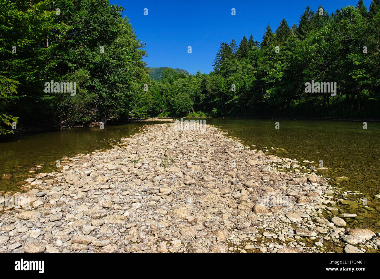 Remote Kolpa/Kupa river valley Stock Photo - Alamy