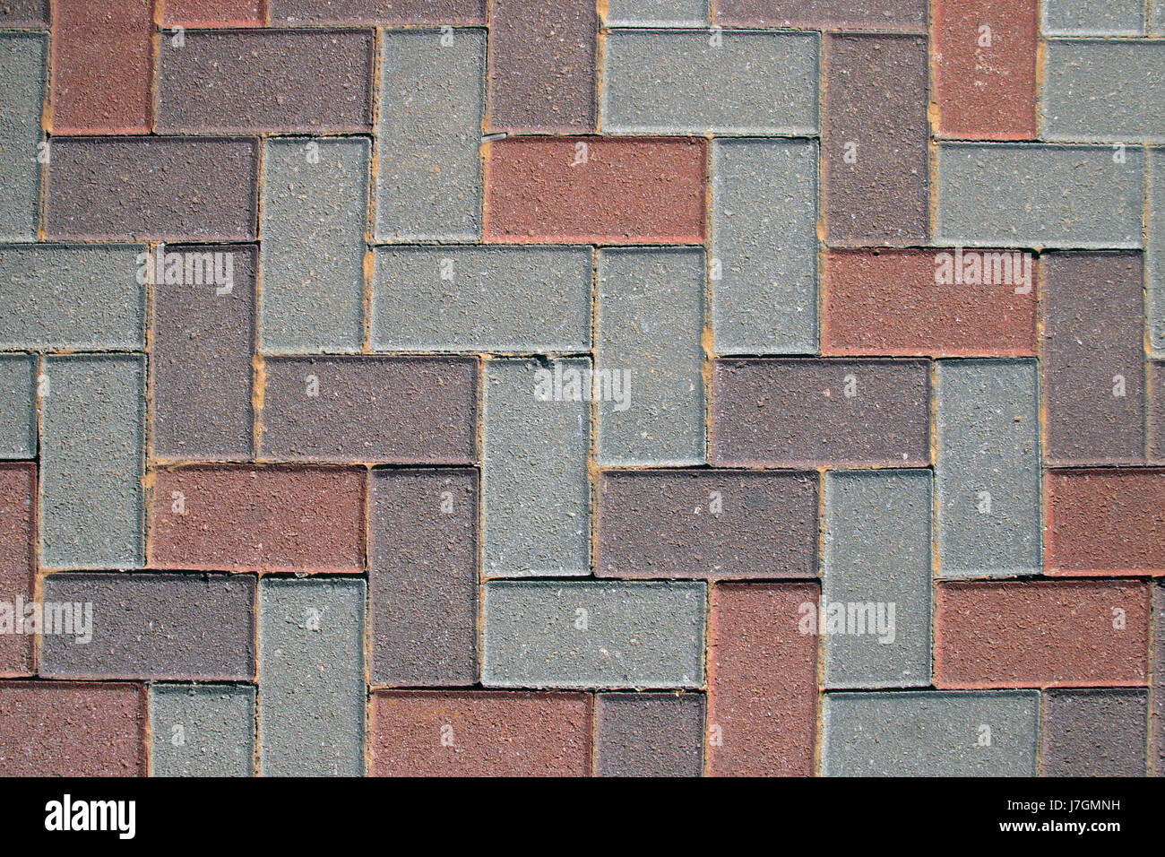 multi-colored brick floor Stock Photo - Alamy