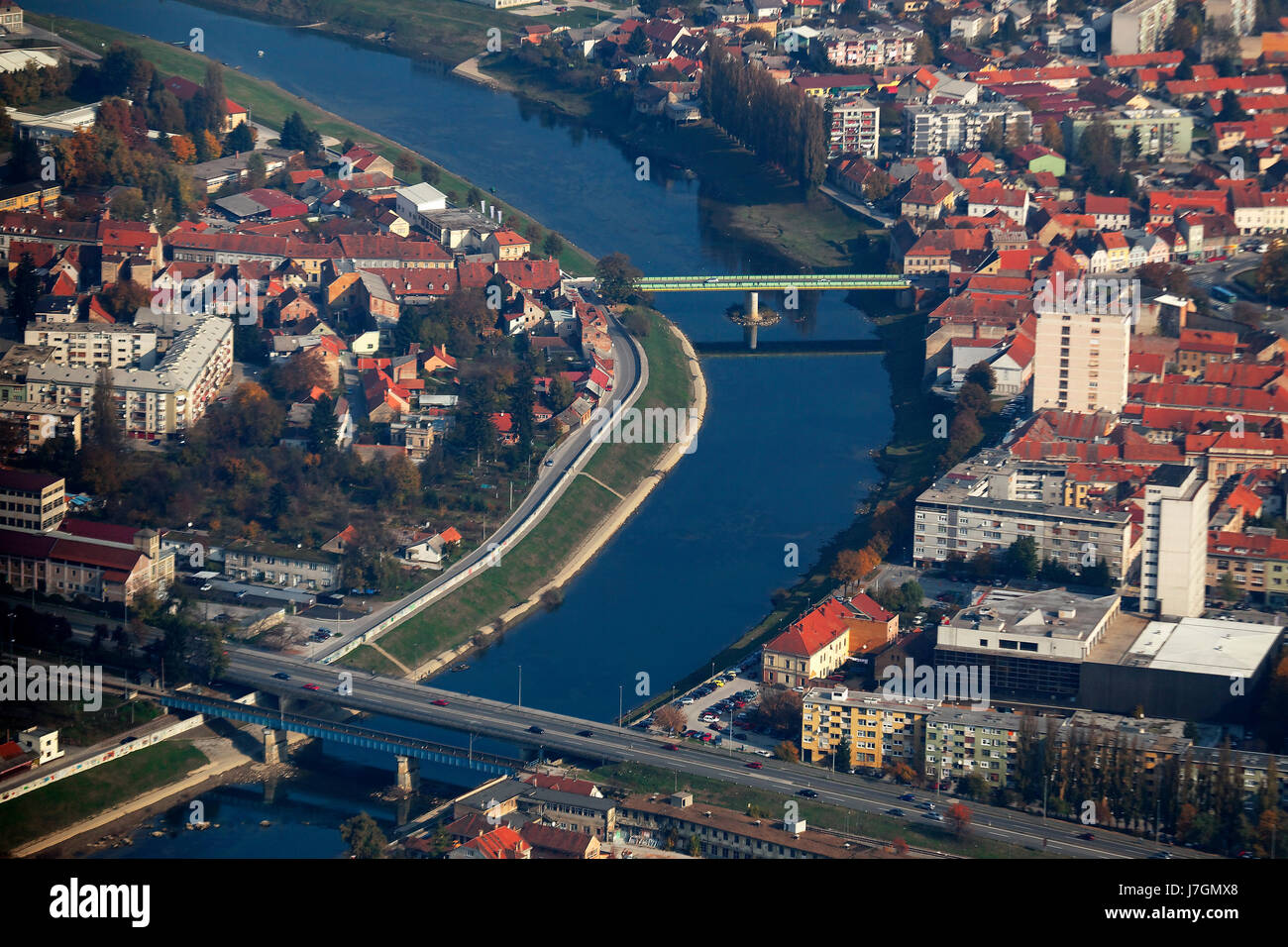 The Kupa River in Karlovac, Croatia Stock Photo - Alamy