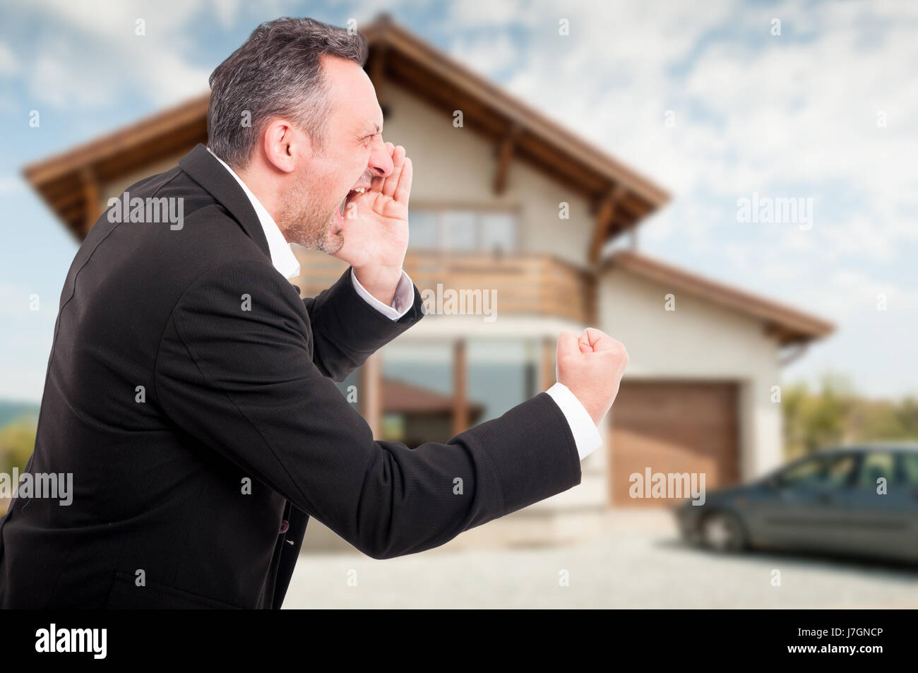 Angry realtor hi-res stock photography and images - Alamy