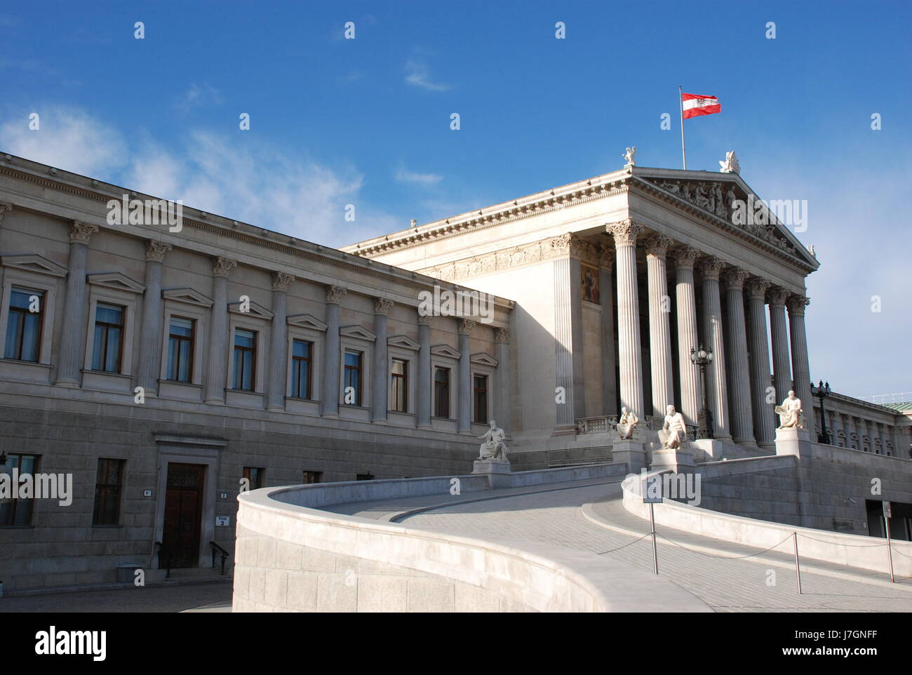 vienna austrians parliament government building buildings temple ...