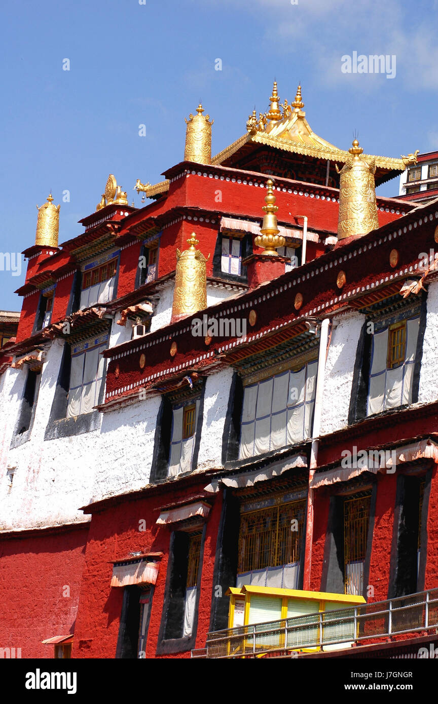church golden monastery style of construction architecture ...