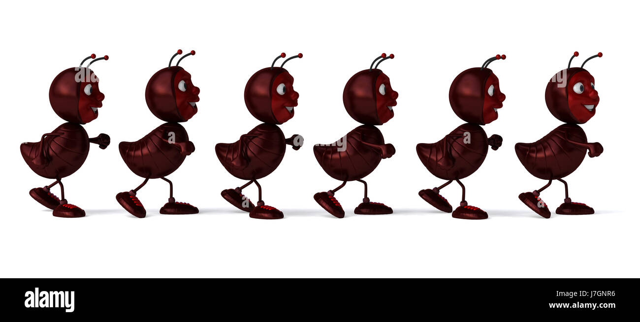 Ants Marching Clipart