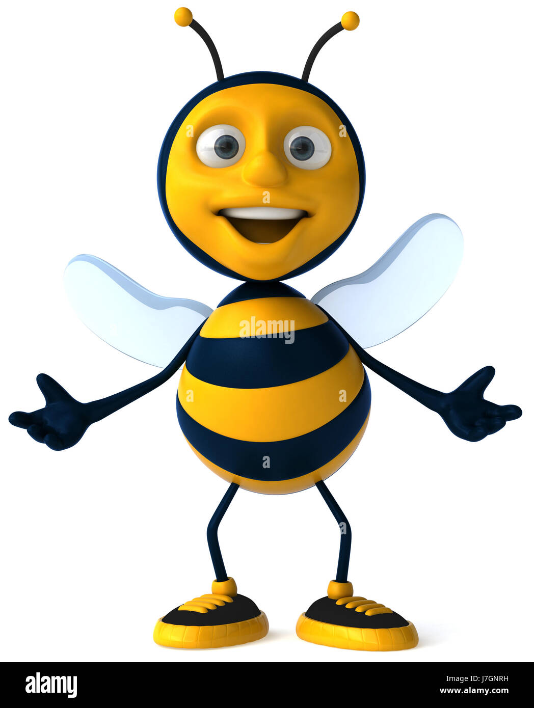 animal illustration wasp character cartoon honey insect bee isolated ...