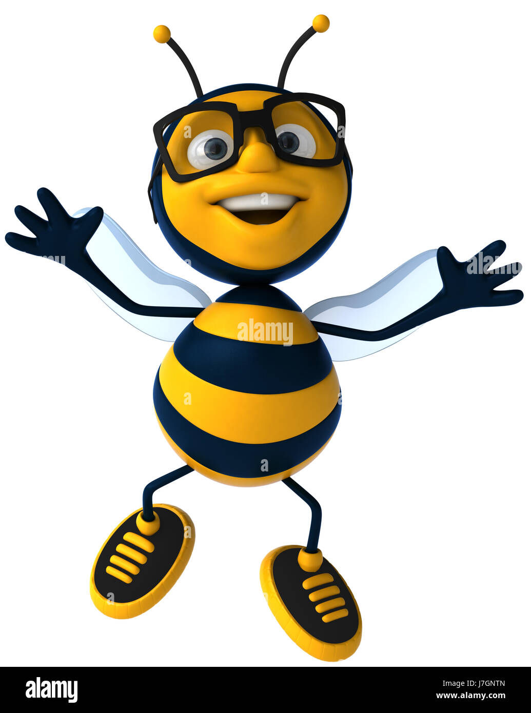 animal illustration wasp character cartoon honey insect bee isolated ...